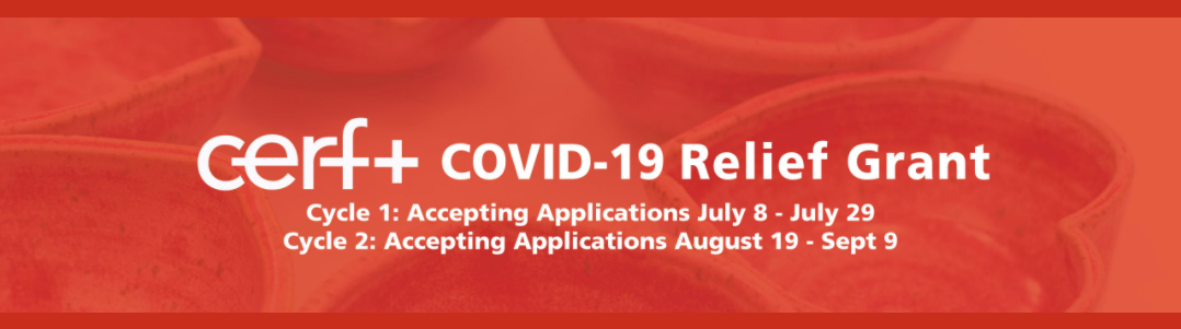 CERF+ COVID-19 Relief Grant – Jobs + Internships + More