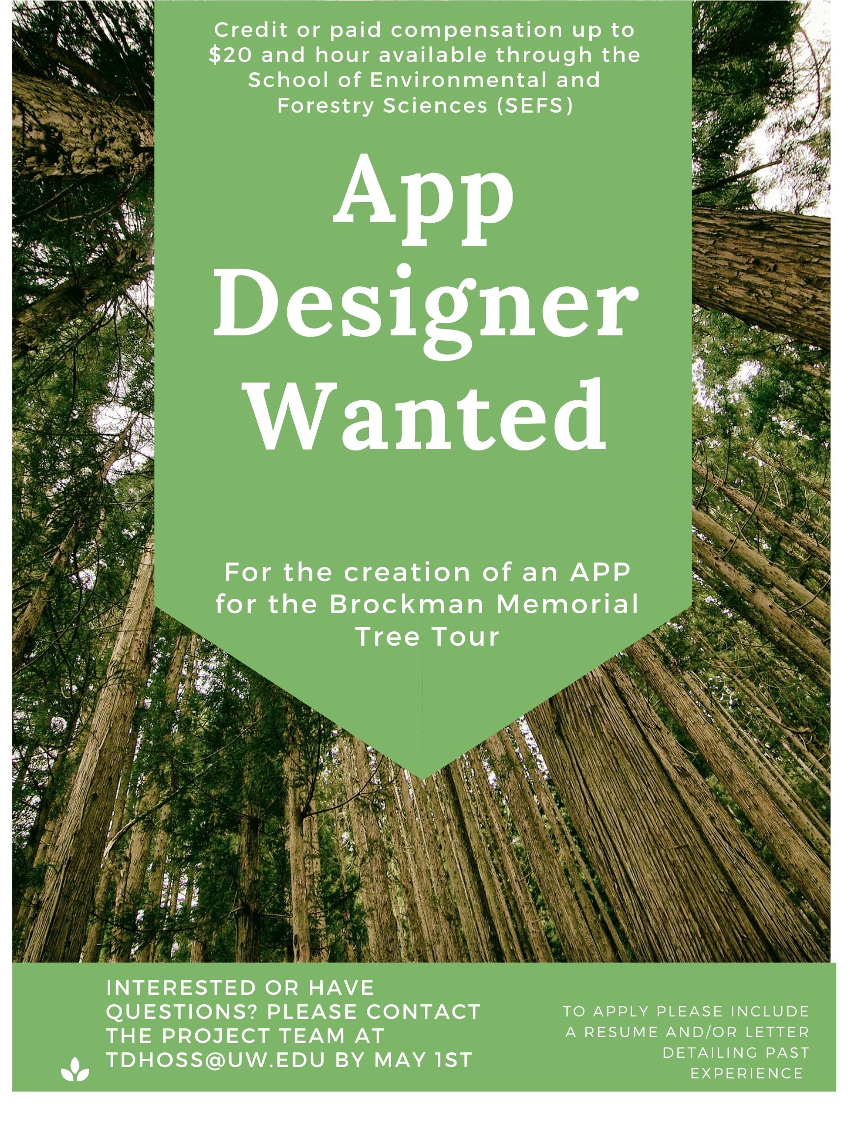 App Designer Wanted – Jobs + Internships + More