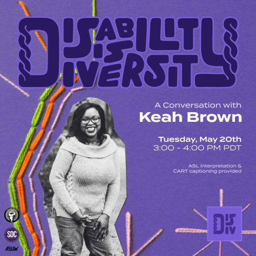 Disability is Diversity: A Conversation with Keah Brown; May 20th ...