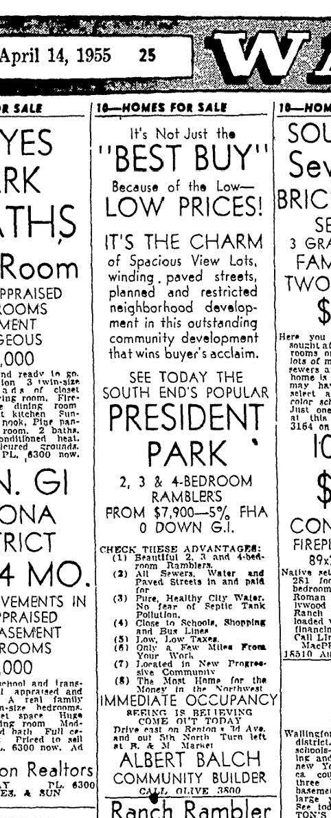 View Ridge/Wedgwood Racial Restrictions - Seattle Civil Rights and ...