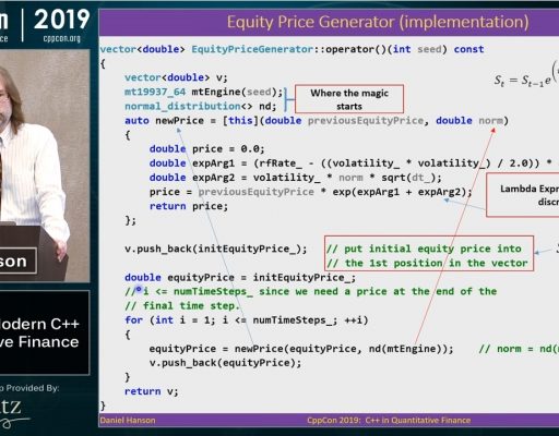 Professor Hanson Gives Talk at CppCon 2019 – UW Computational Finance & Risk Management