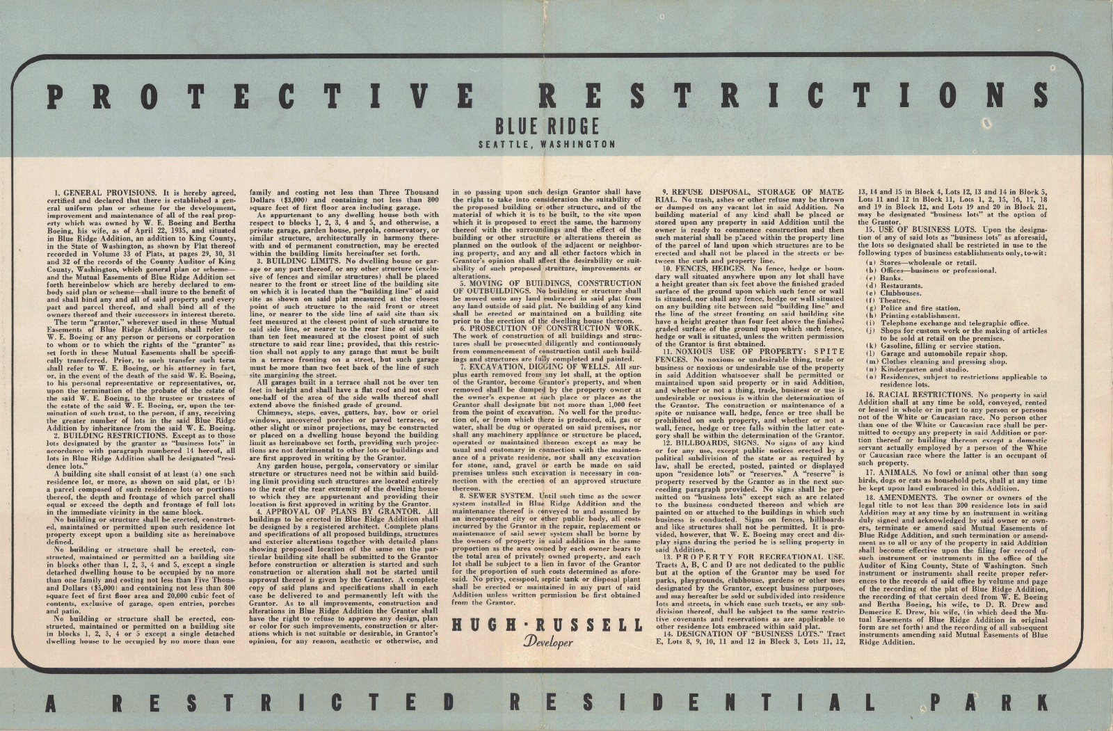 Understanding Restrictive Covenants - Racial Restrictive Covenants Project