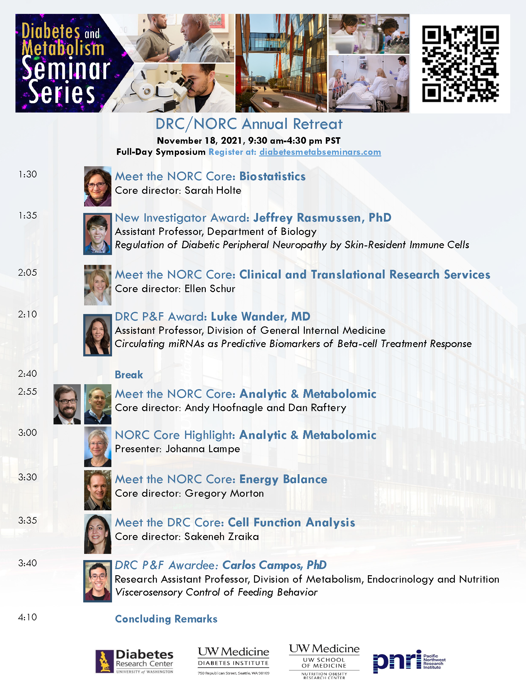 University of Washington - Diabetes Research Center DRC/NORC Retreat