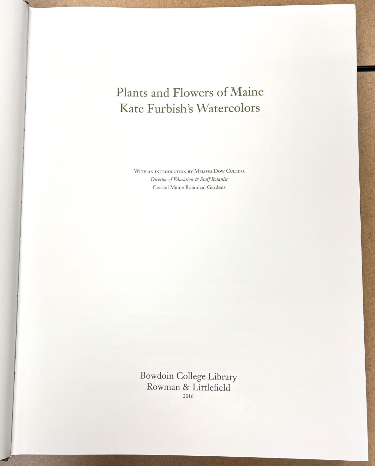 Plants and Flowers of Maine: Kate Furbish’s Watercolors – Elisabeth C. Miller Library