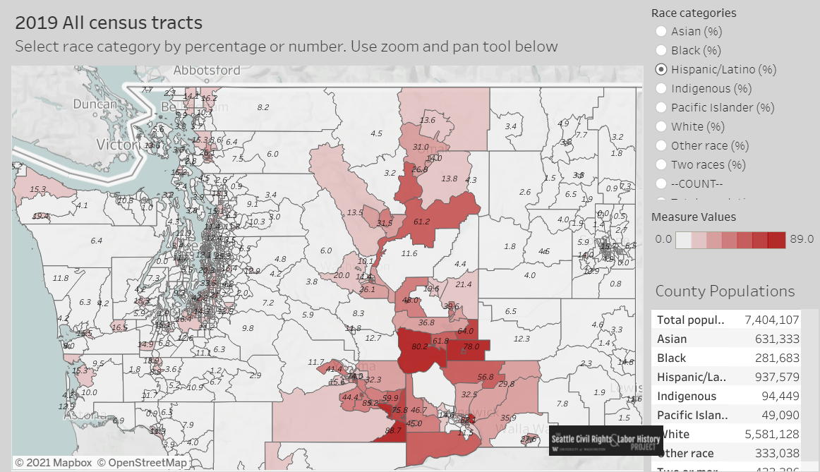 Race and Segregation in Washington State