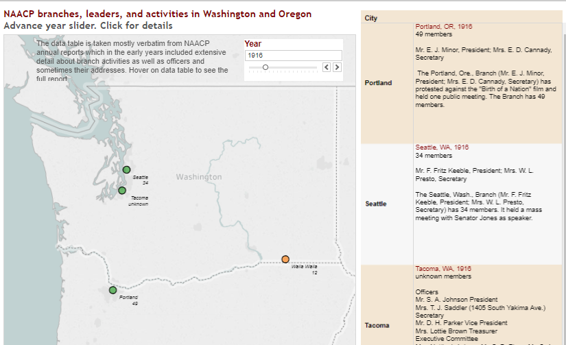 Mapping Washington Labor and Civil Rights History - Civil Rights ...