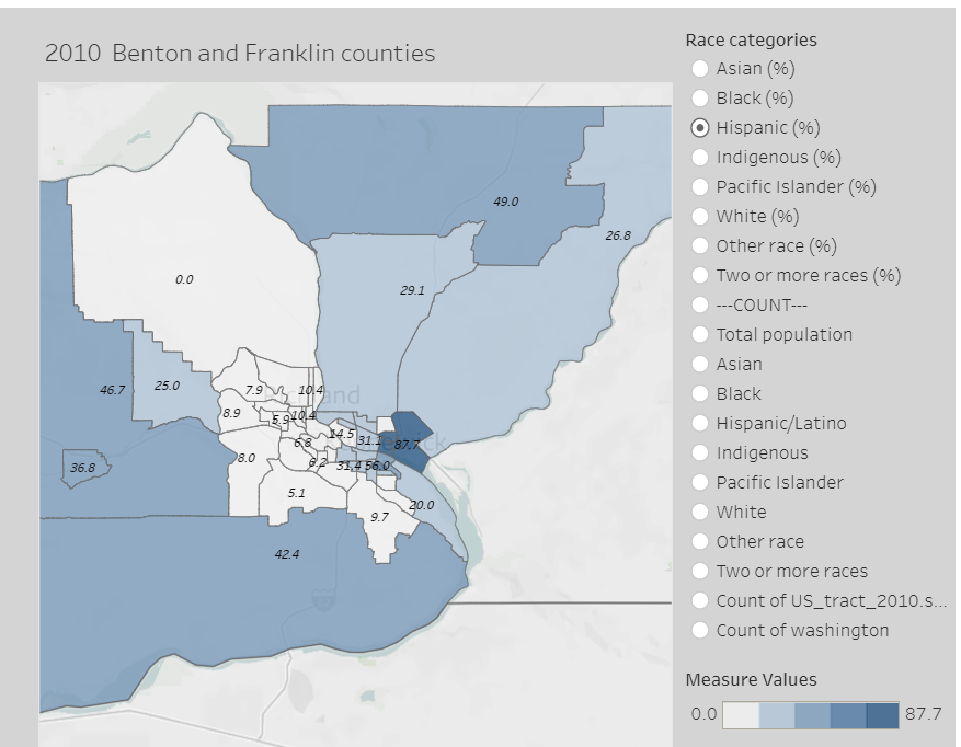 Mapping Race and Segregation in Tri-Cities, Washington, 1970-2020 ...