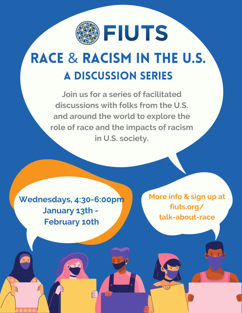 FIUTS Discussion Series on Race & Racism in the U.S.- 01/13-02/10 :SSW ...