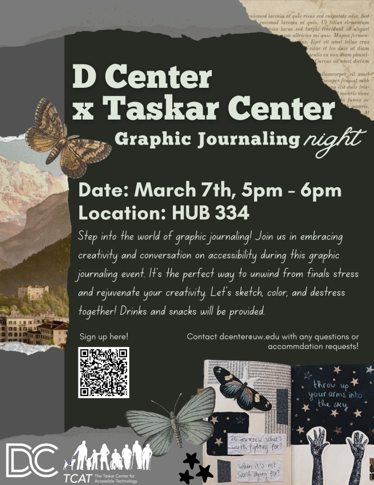 Graphic Journaling Night w/D Center & Taskar Center :SSW MSW Blog ...