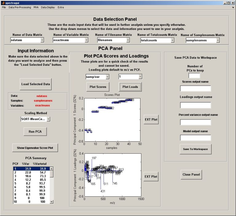 NBToolbox Spectragui Information - NESAC/BIO