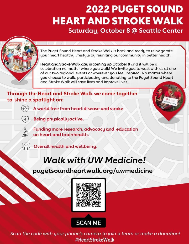 2022 Puget Sound Heart And Stroke Walk Department Of Neurology