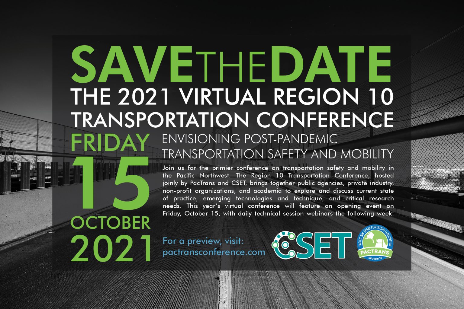 PacTrans | SAVE THE DATE: 2021 Region 10 Transportation Conference PacTrans | SAVE THE DATE: 2021 Region 10 Transportation Conference