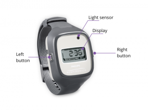 How to wear an Actiwatch