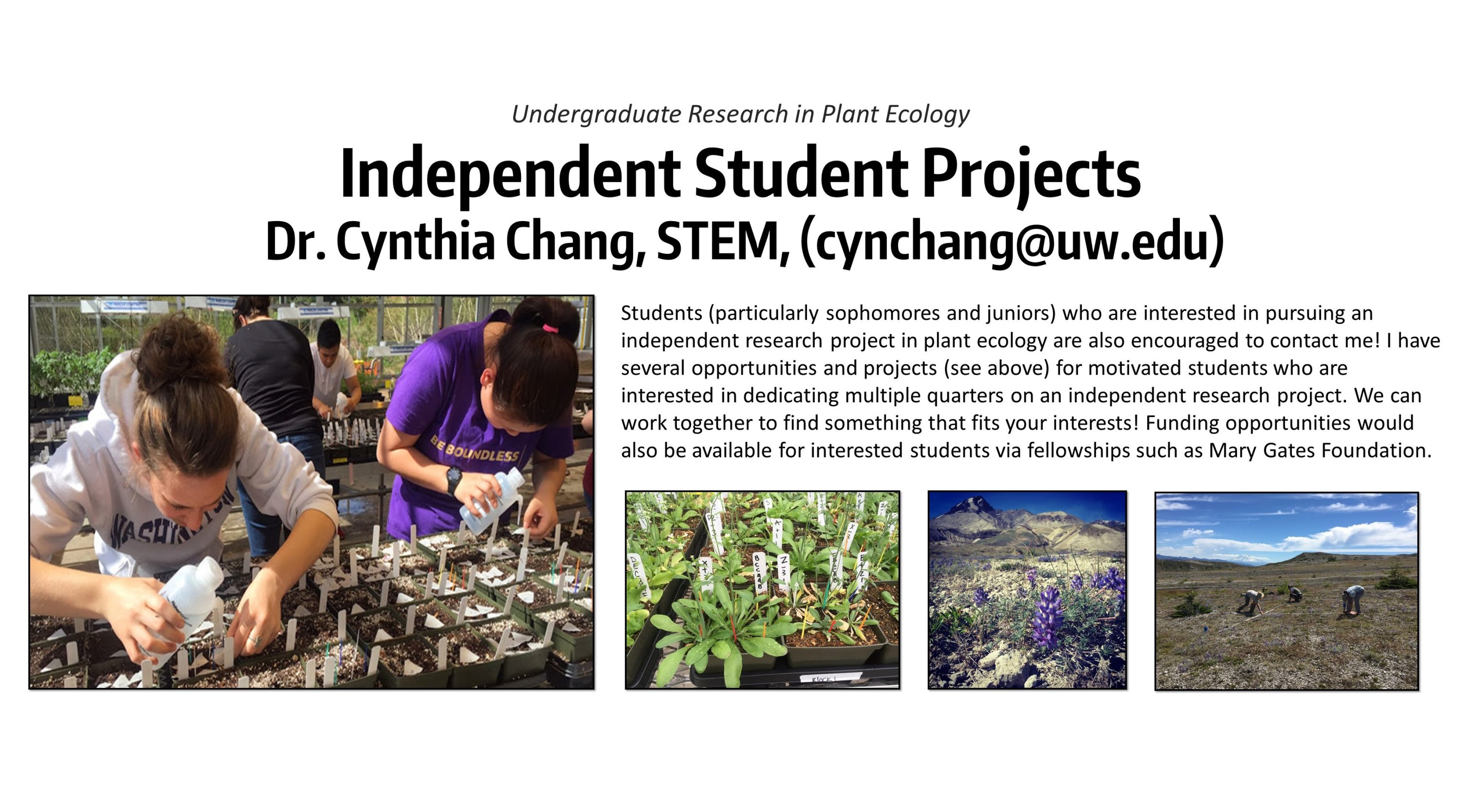 Plant Ecology – Independent Projects – CONNECTED HUSKIES