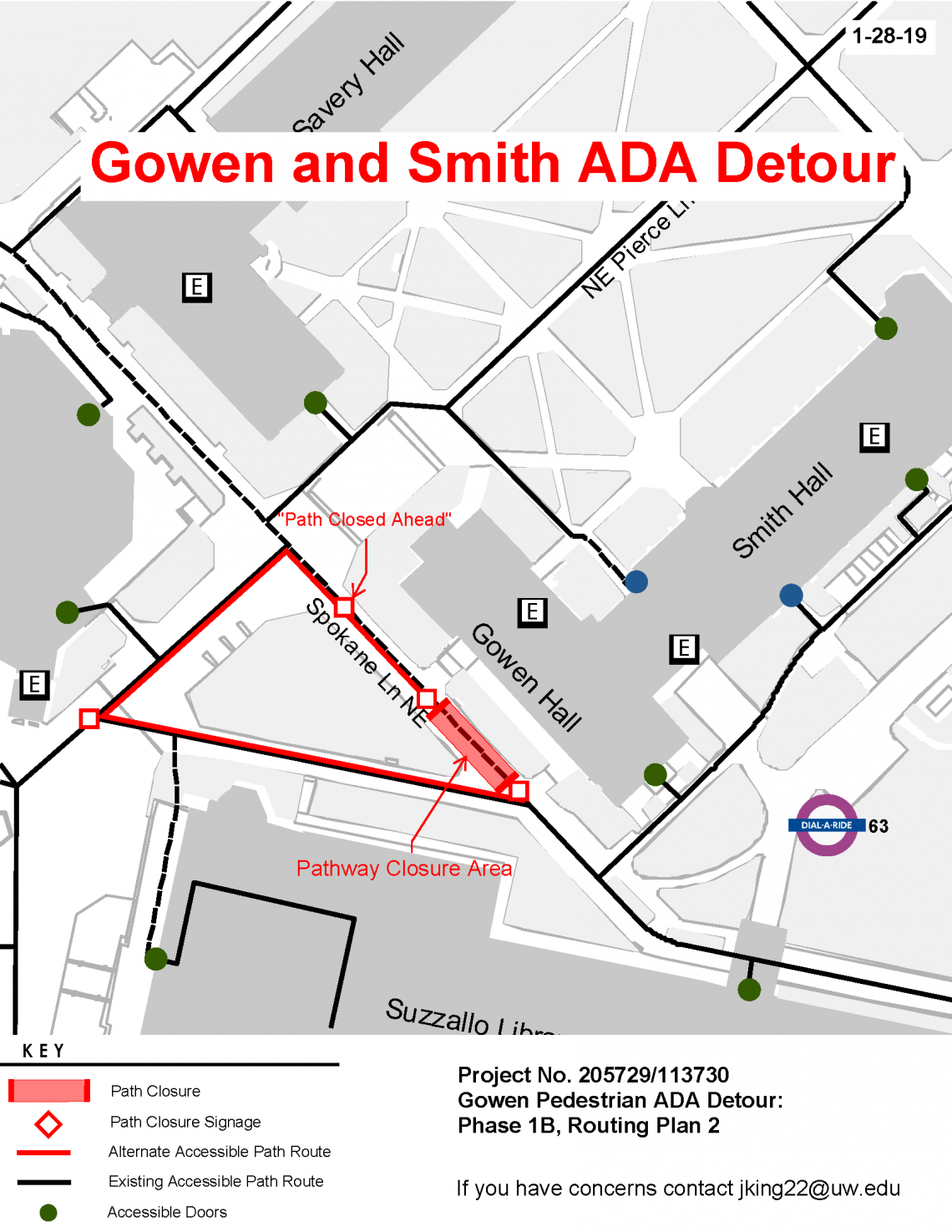 ADA Notice – Updated Detour near Gowen Hall Area | Disability Resources ...